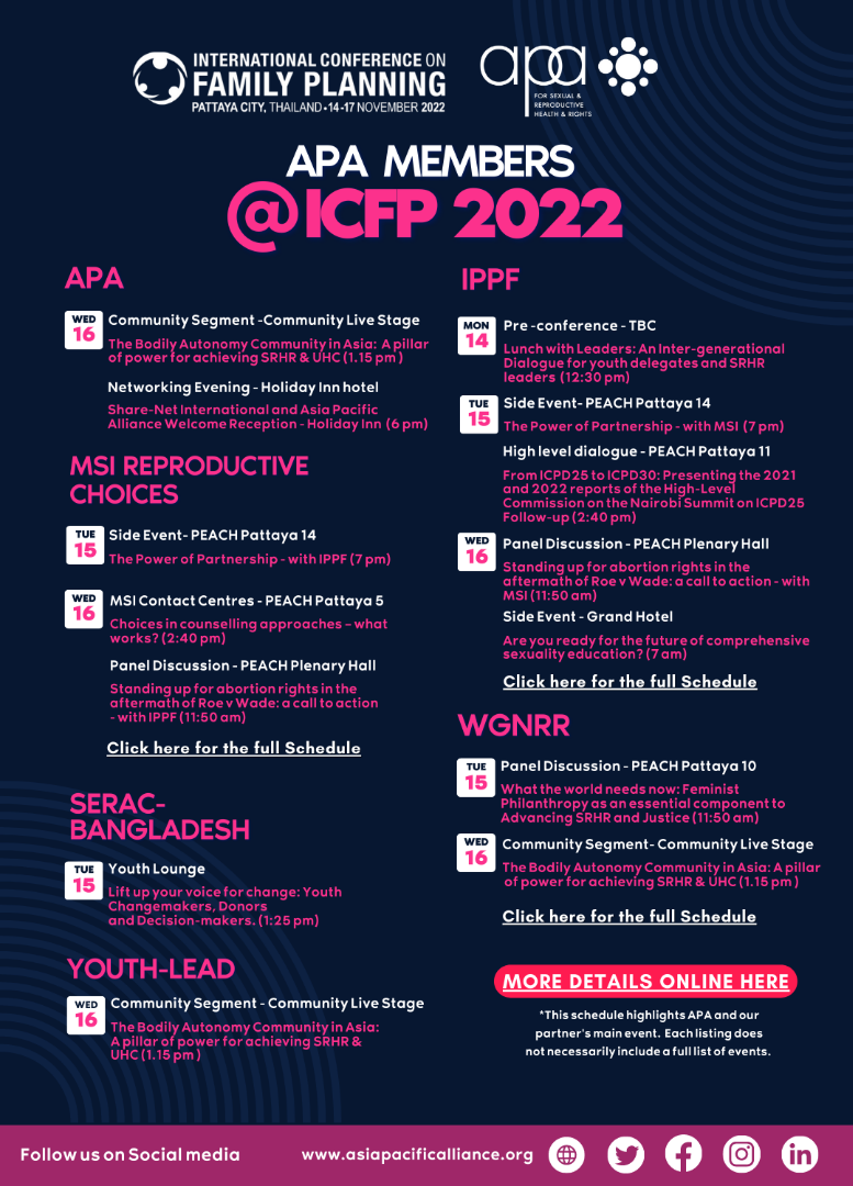 Meet Us and our Partners at the ICFP 2022 - APA